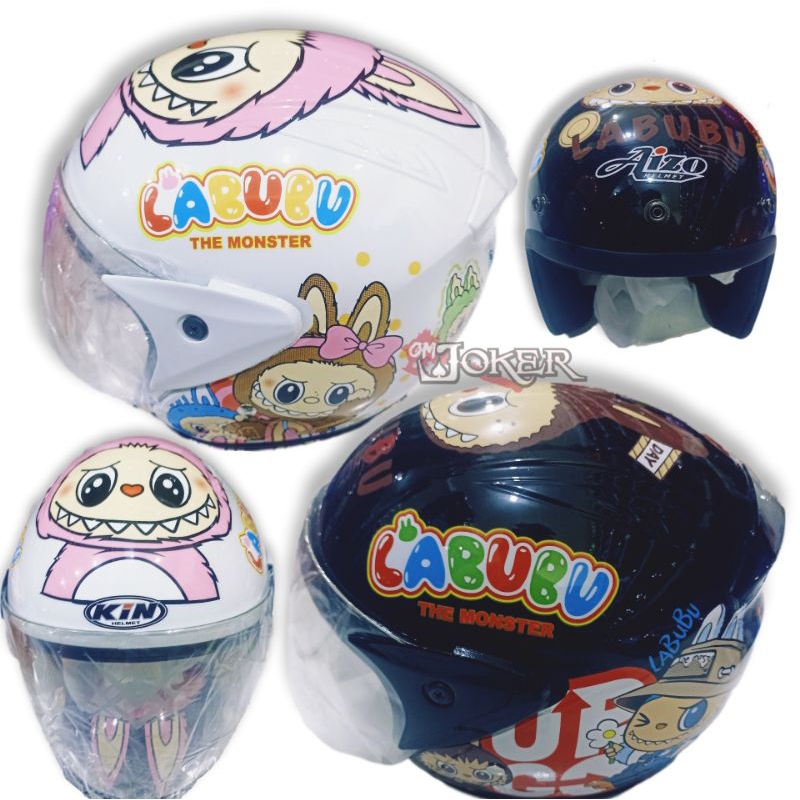 ใหม่ล่าสุด LABUBU หมวกกันน็อคเด็ก original Kids & Juniors Helmet ...