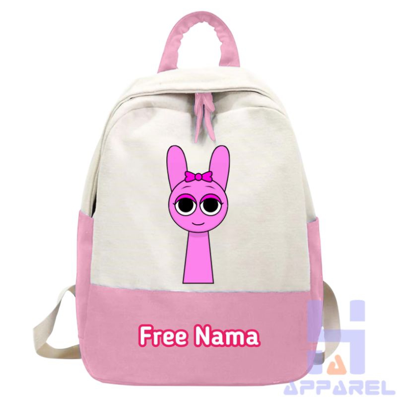 INCREDIBOX SPRUNKI PINKY CHILDRENS BACKPACK | Shopee Thailand