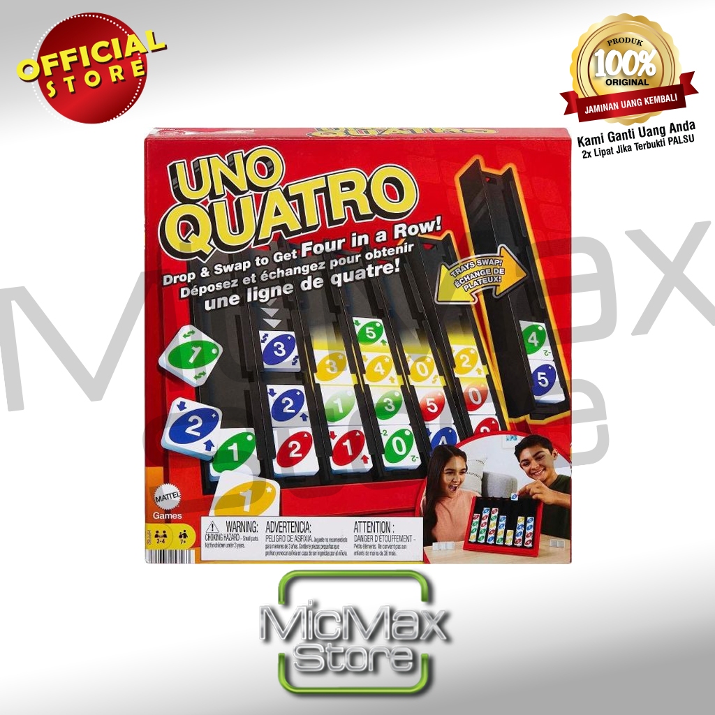 เกม UNO Quatro ต้นฉบับ HPF82 | Shopee Thailand