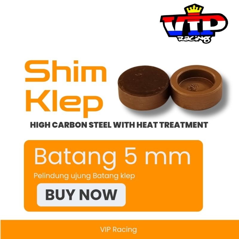 Vip Racing Valve Shim หรือ Valve Cap สําหรับก้านวาล์ว 5 มม | Shopee ...