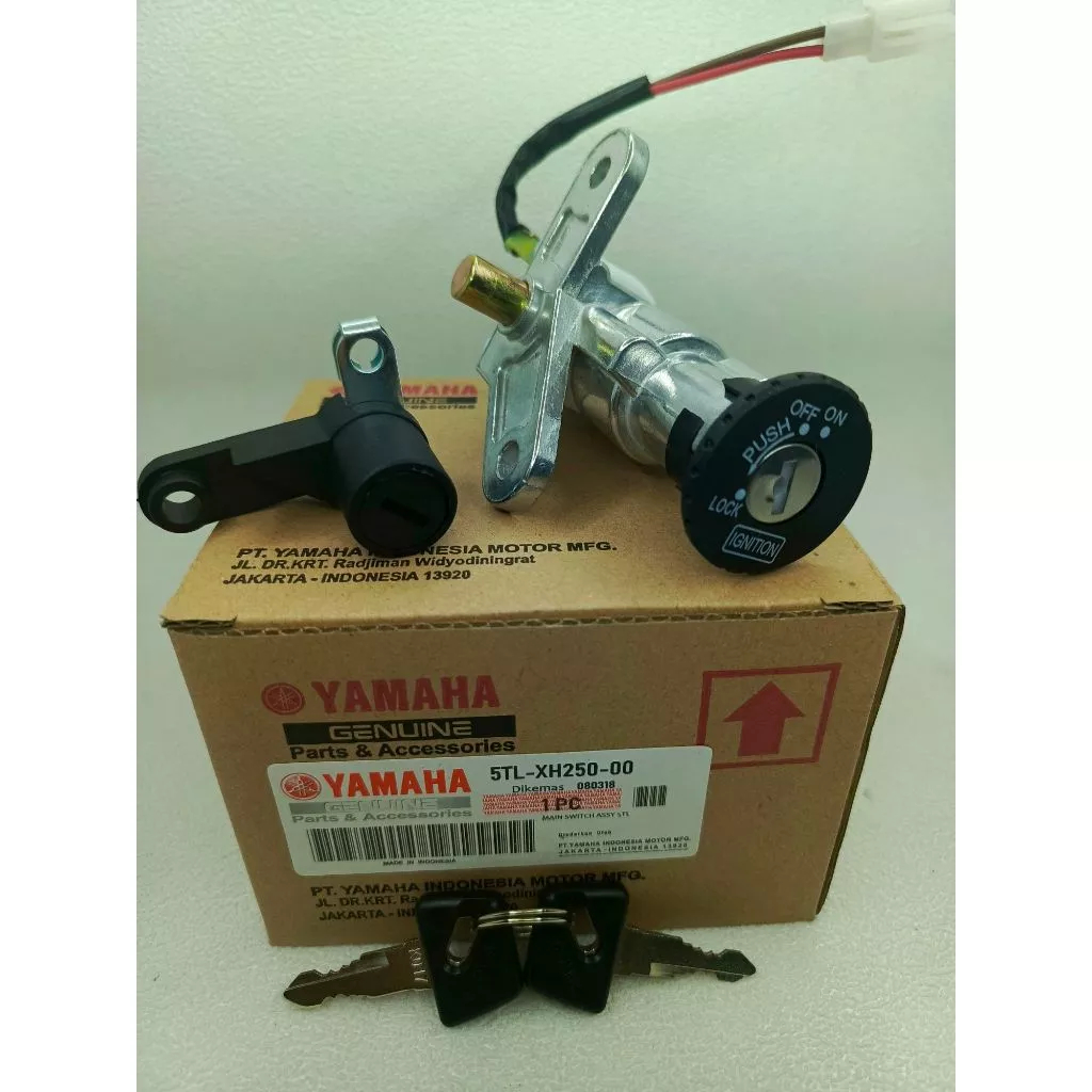 ORIGINAL CONTACT KEY SET ORIGINAL YAMAHA MIO LAMA MIO SPORTY (5TL ...