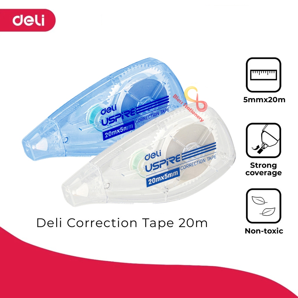 กระดาษ Typex 20 เมตร เดลี่ เทปลบคําผิด tipx roll tip-ex dry tip-x type ...