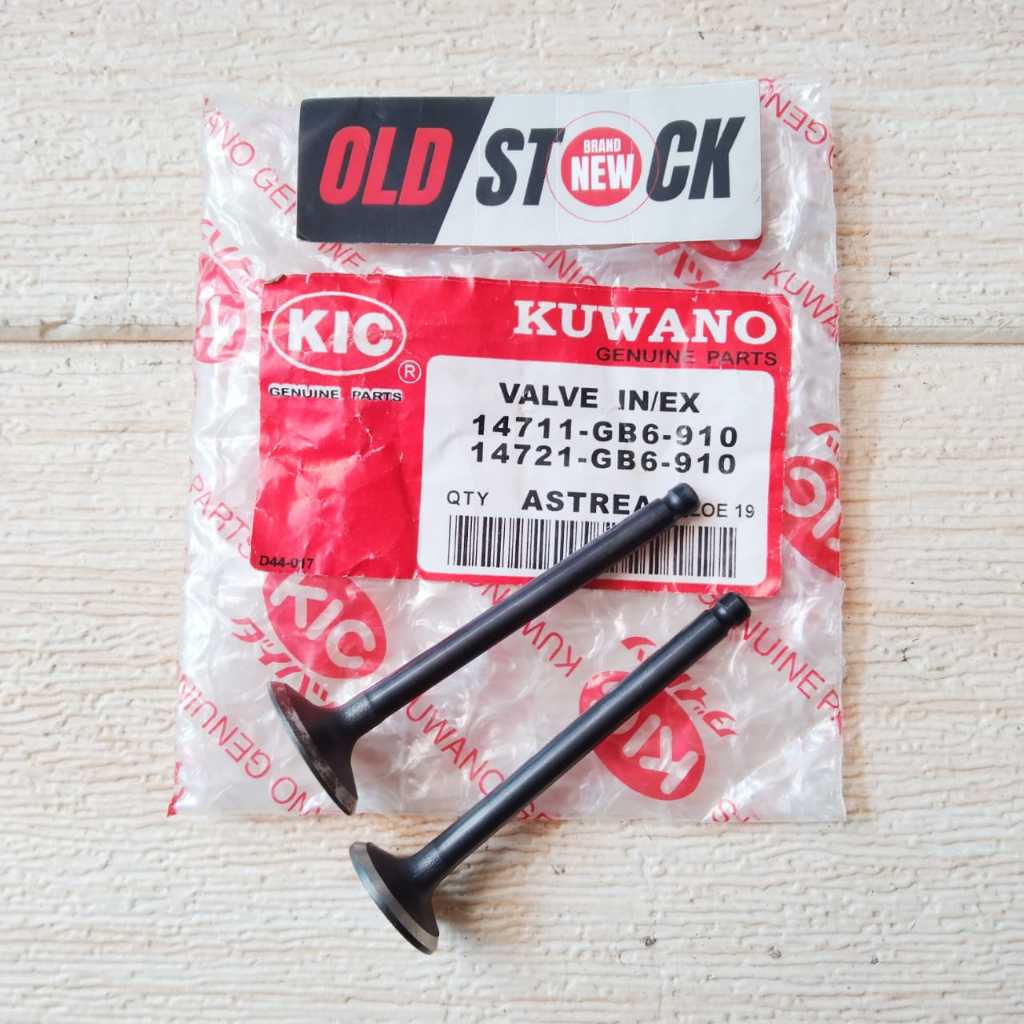 วาล์ว UMBRELLA VALVE IN/EX SET KUWANO HONDA ASTREA 800 ASDAP ( 14711 ...