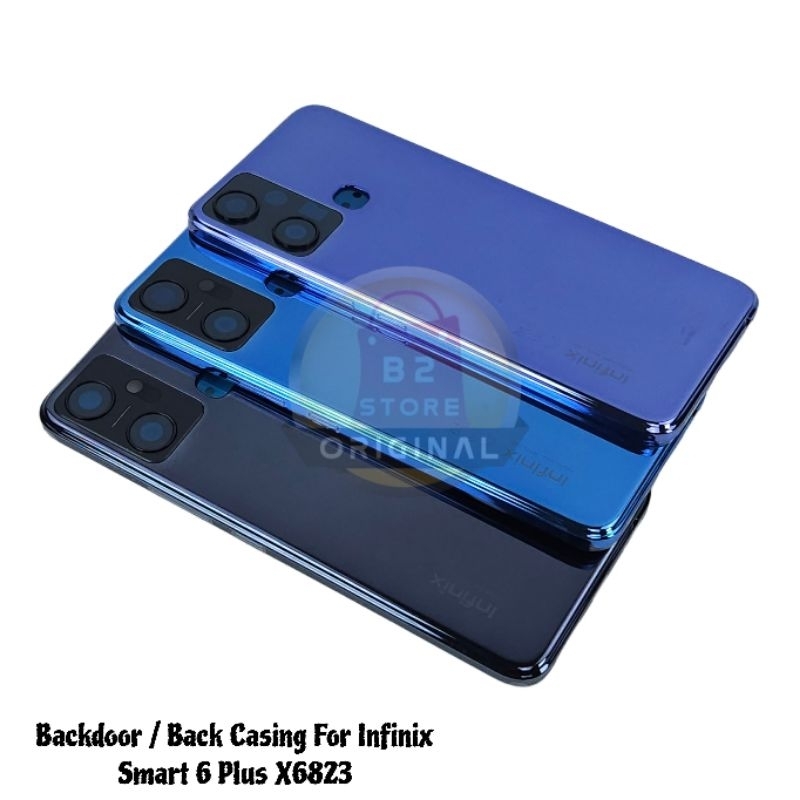Backdoor - BACKCOVER - BACK CASING INFINIX SMART 6 PLUS X6823 ฝาครอบ ...