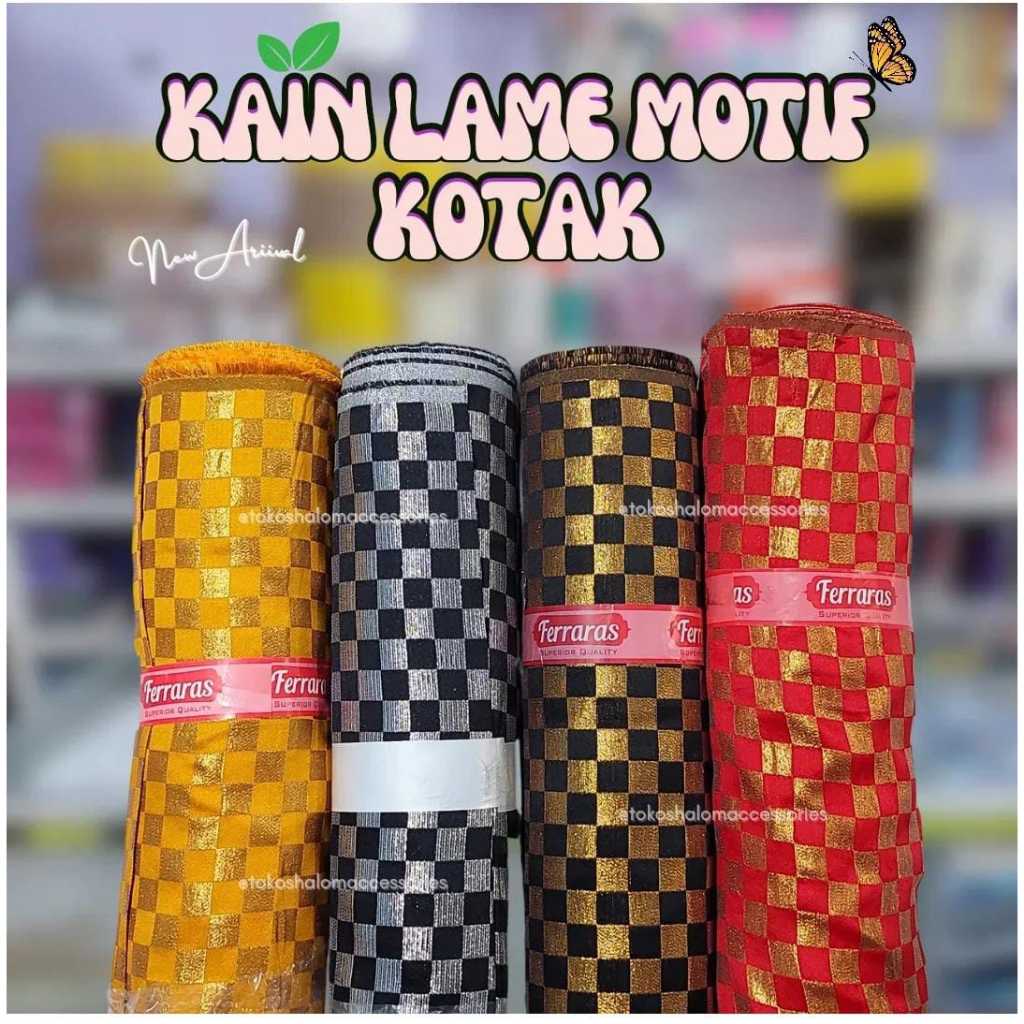 ผ้า LAME SQUARE/ผ้า SQUARE LAME/ผ้าบาลี MOTIF LAME | Shopee Thailand