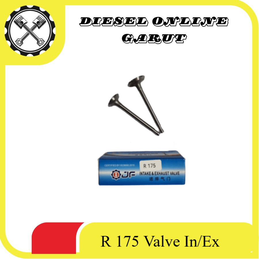 MESIN R175/R180 วาล์วใน/Ex DongFeng วาล์วใน/Ex เครื่องยนต์ดีเซล 7Hp 8Hp ...