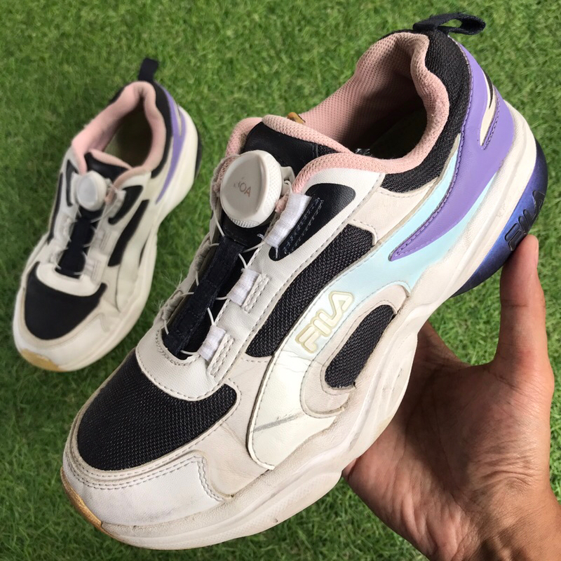 FILA Boa System Peach Purple ไซส์ 37 รองเท้าผ้าใบก่อนรัก | Shopee Thailand