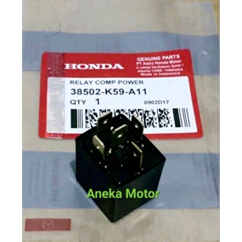38502 K59 A11 ORI Honda AHM รีเลย์ Comp Power Leg 5 Honda Stylo 160 Vario 160 Vario 125 Fi Vario ...