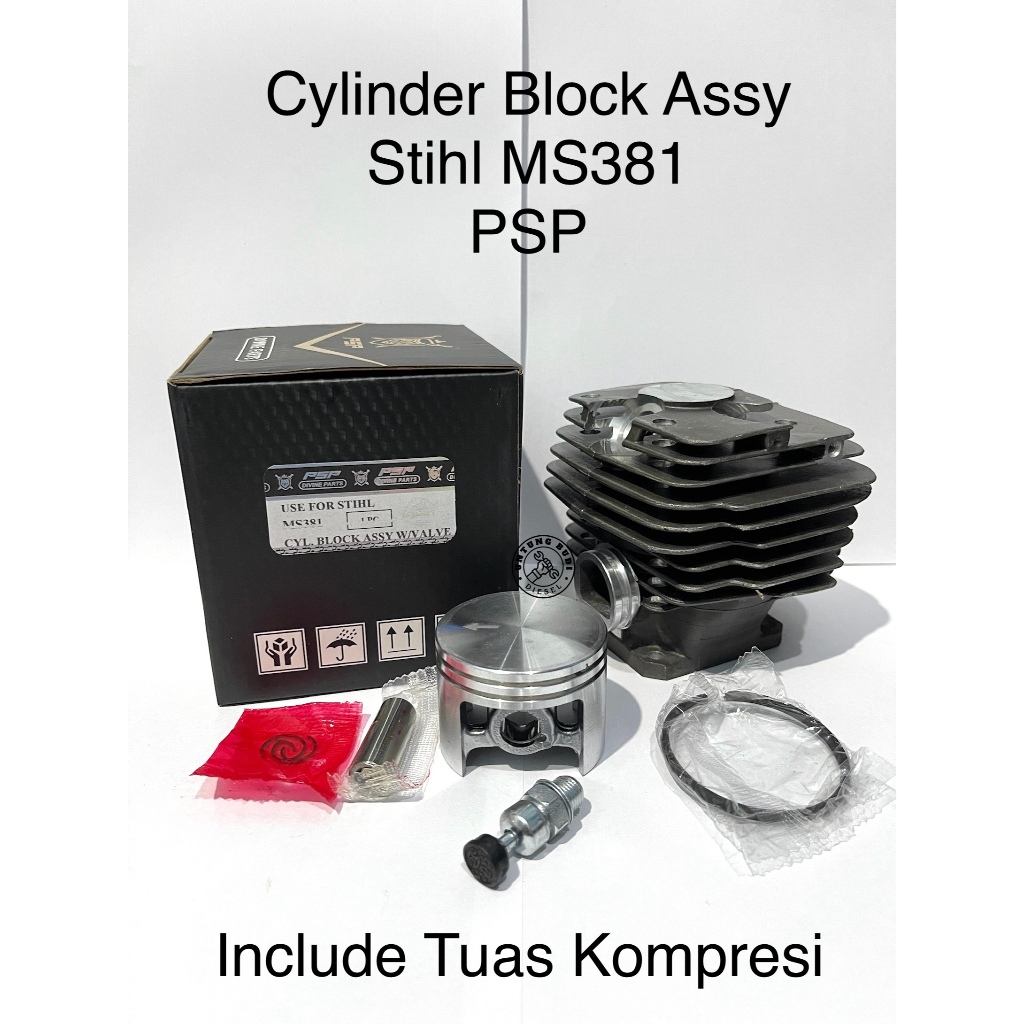 Mesin เสื้อสูบ Assy Stihl MS381 PSP Poring Buring Block Chainsaw Senso ...