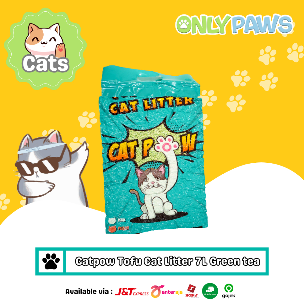 Catpow ทรายแมวเต้าหู้ 7 ลิตร | Shopee Thailand