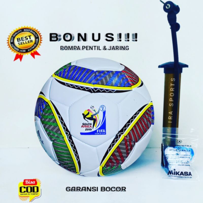 ลูกฟุตบอล Adidas Pildun Jablani ขนาด 5 วัสดุนุ่ม Pildun Africa 2010 ลูก ...