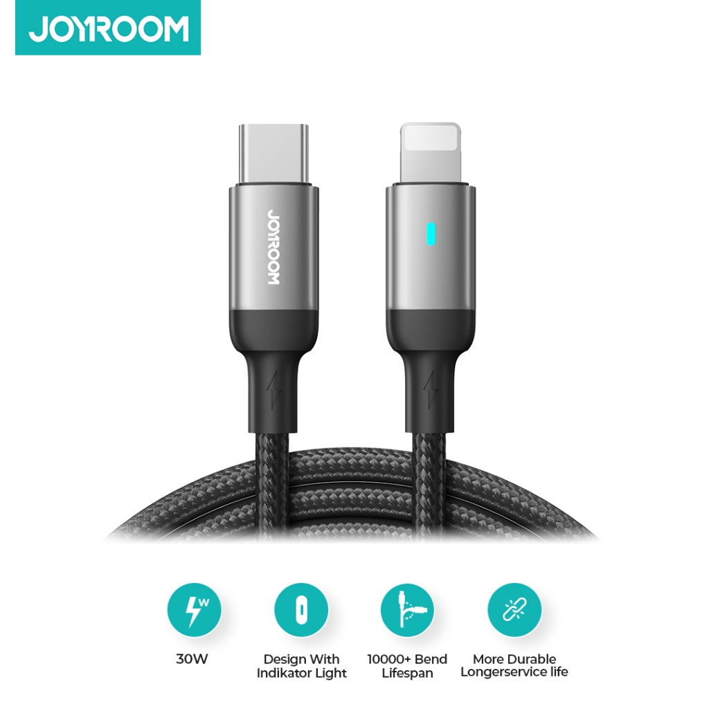 Joyroom A10 Fast Charging Data Cable C ถึง L 30W | Shopee Thailand