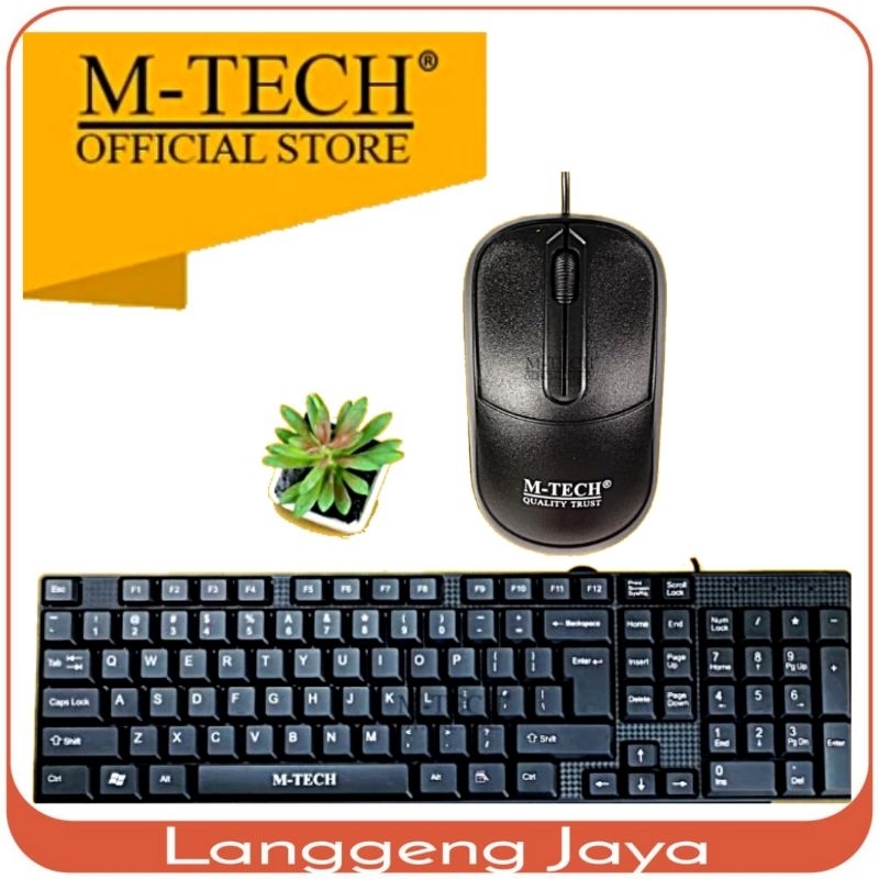 คีย์บอร์ด Usb. เมาส์ M-tech+แพ็คเกจที่ให้ไว้ | Shopee Thailand