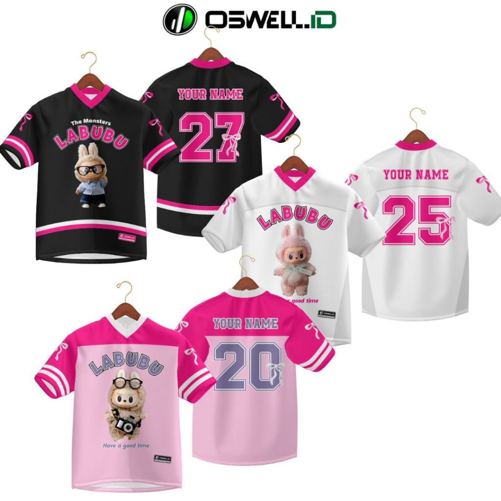 Labubu COQUETE RIBBON เสื้อแจ็คเก็ตน่ารักพิมพ์เต็มรูปแบบสามารถใช้ชื่อ ...