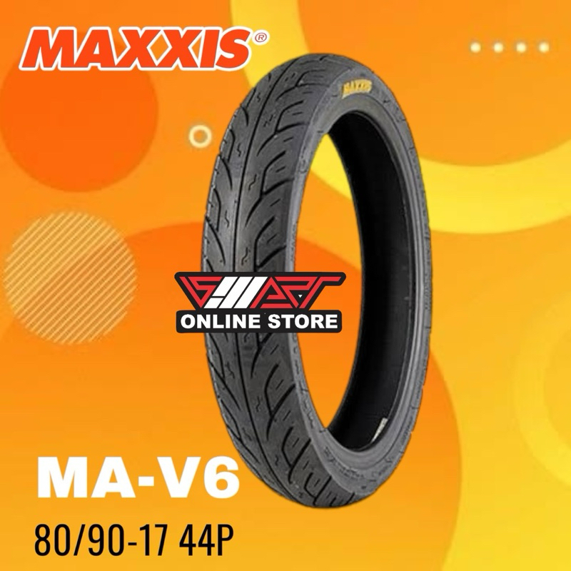 Maxxis MAV6 ยาง 80/90-17 44P MA-V6 TUBETYPE | Shopee Thailand