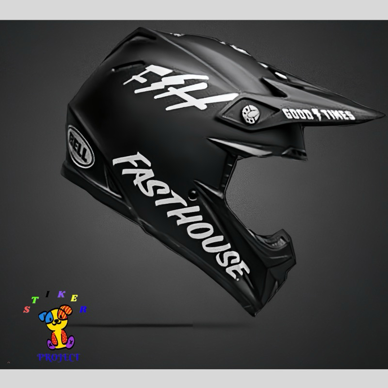 สติ๊กเกอร์ติดหมวกกันน็อคเบลล์ FASTHOUSE STICKER CUTTING | Shopee Thailand