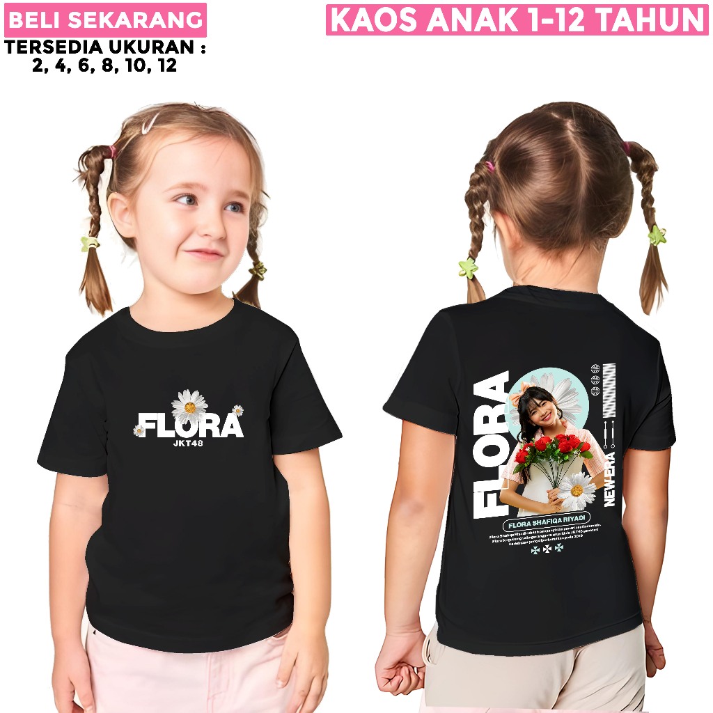 เสื้อยืดเด็ก - เสื้อยืด FLORA JKT48 V1 ใหม่ล่าสุด - MY OSHI BAJU ...