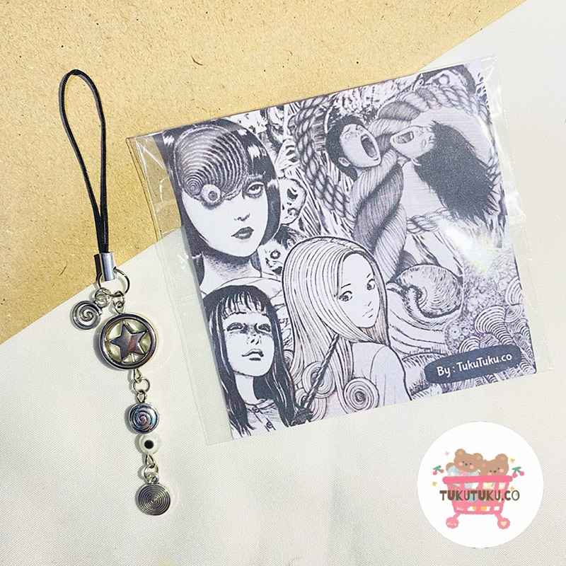 Hp GANTUNGAN [TYPE B] Junji Ito Charm Phone / Anime Uzumaki Junji Ito ...