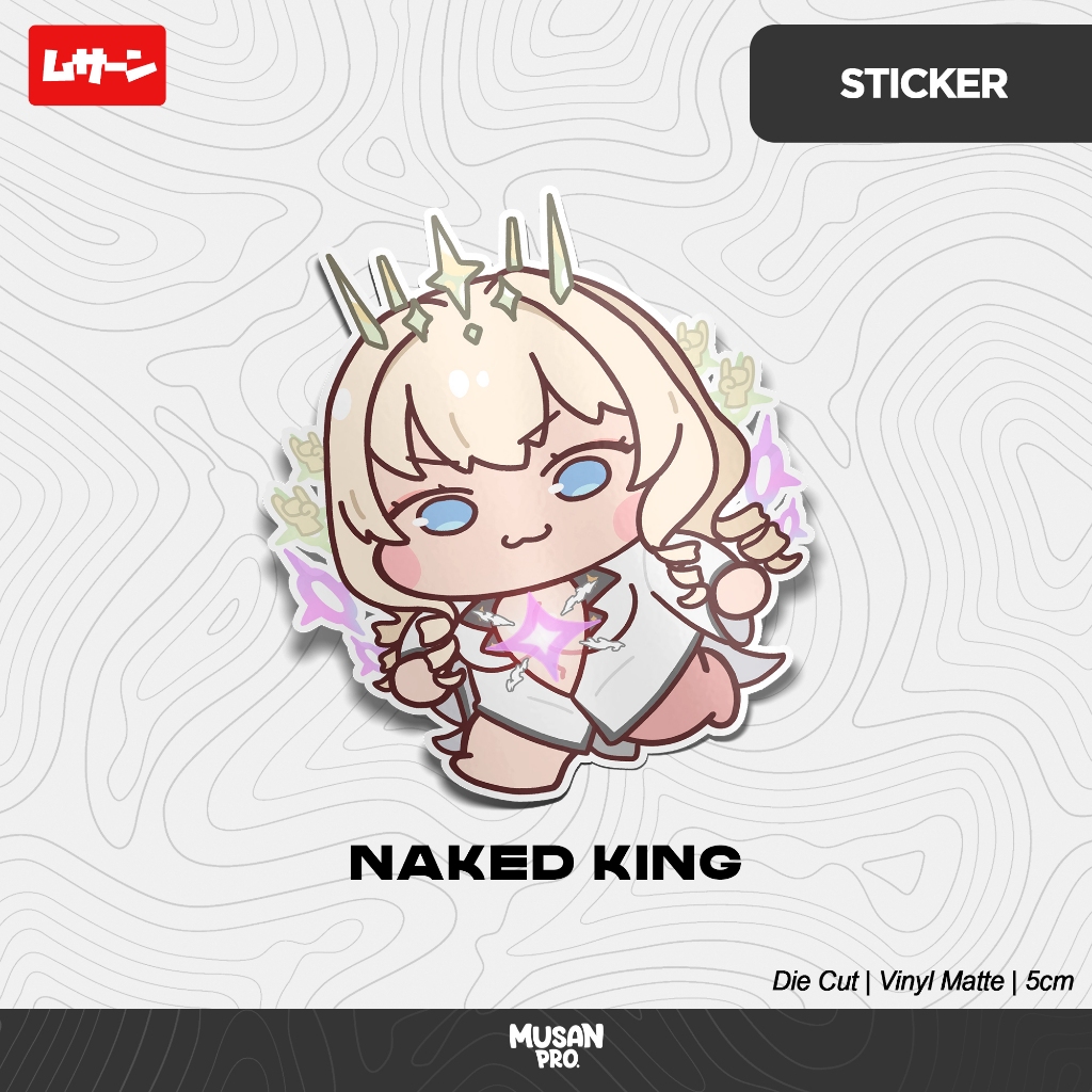 Nikke Sticker - Crown Naked King - Musan | Shopee Thailand