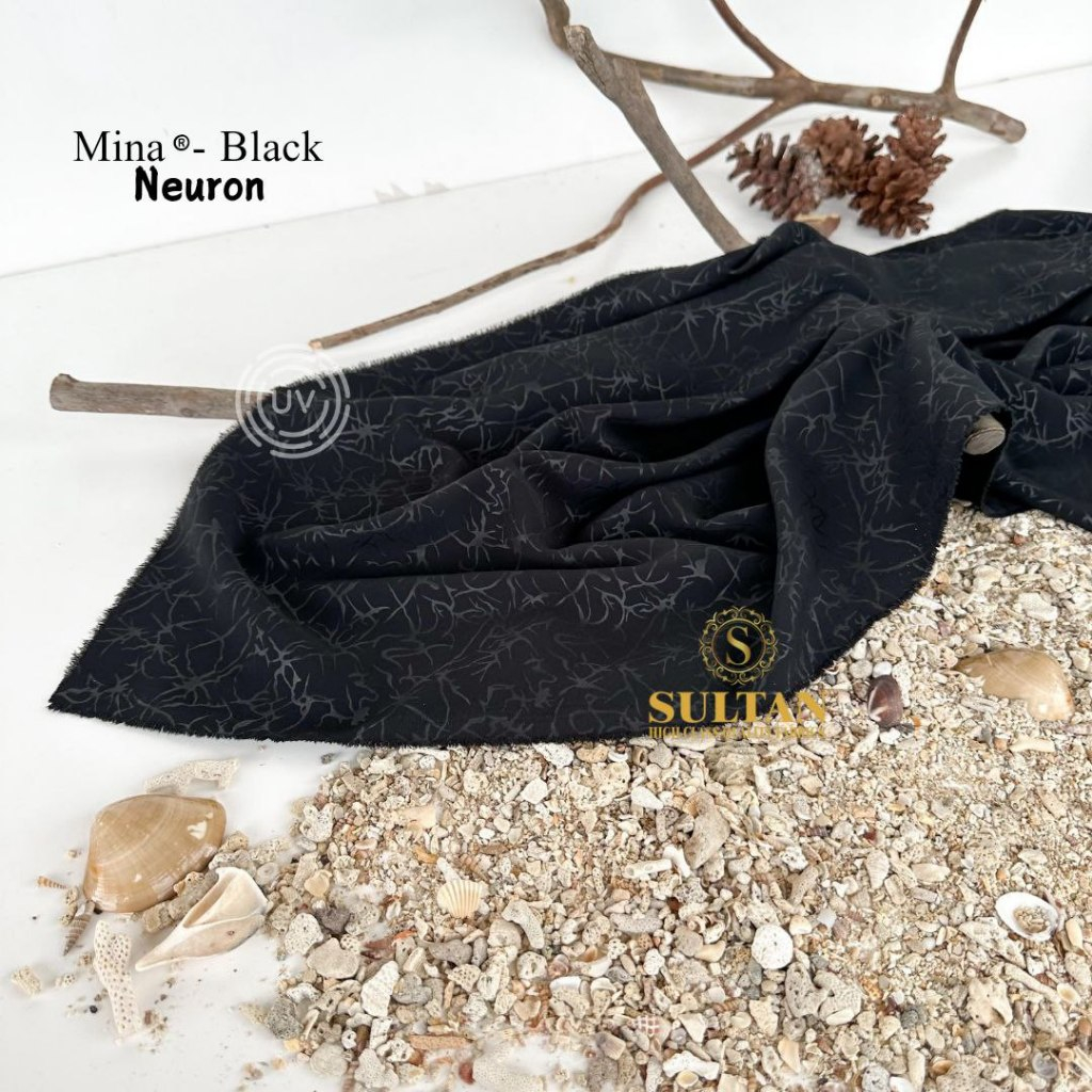 Mina ANTI UV SULTAN EMBOSSED NEURON FABRIC 50ซม | Shopee Thailand