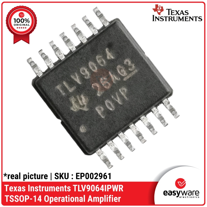 IC TLV9064 TSSOP-14 IC OP AMP ORIGINAL TLV9064IPWR TLV 9064 SMD SOIC-14 ...
