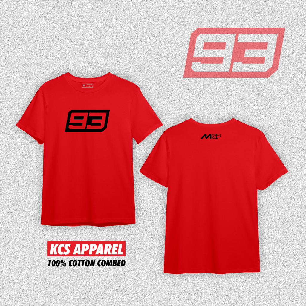 เสื้อยืดวงจร Marc marquez 93 mm93 mandalika motogp | Shopee Thailand