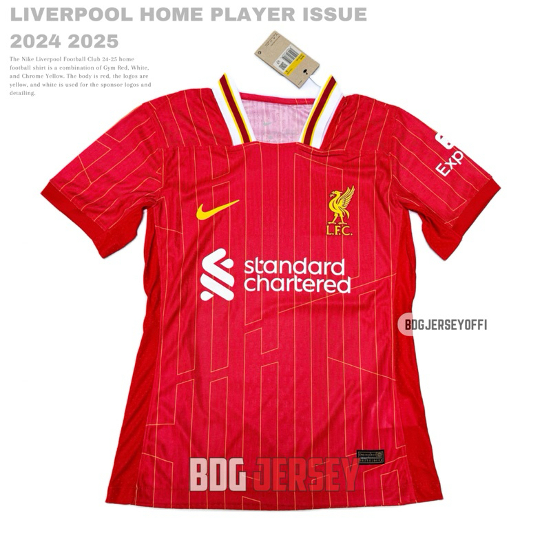 เสื้อเจอร์ซีย์ LIVERPOOL PLAYER HOME PI PLAYER ISSUE อย่างเป็นทางการ ...