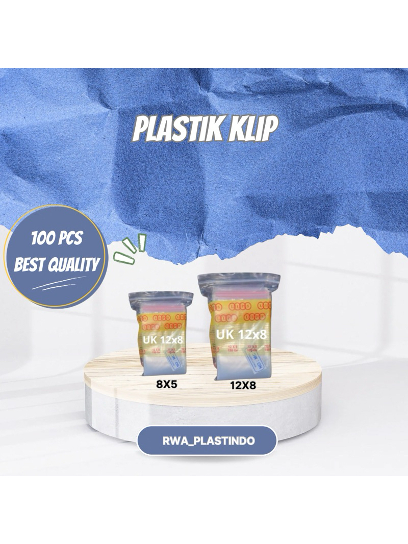 คลิปพลาสติก / ZlipLock 100 แผ่น 12x8ซม., 8x5ซม. | Shopee Thailand