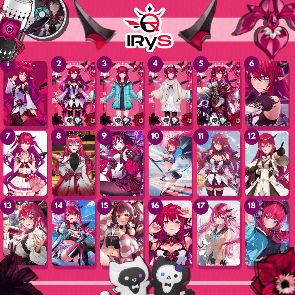 Vtuber PHOTOCARD - HOLOLIVE EN GEN 2 - Holo Promise| ไอริส | ลามิเนต ...