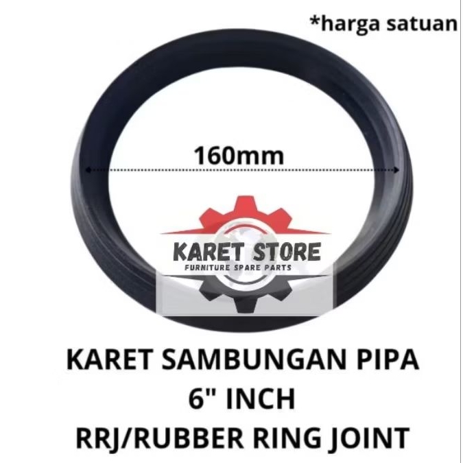 ยางเชื่อมต่อ PIPE 6 นิ้ว RRJ (RUBBER JOINT RING) 160mm | Shopee Thailand