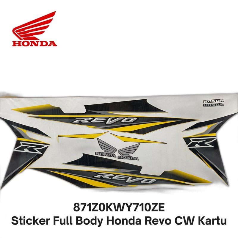 871Z0KWY710ZE สติ๊กเกอร์เต็มตัว Honda Revo CW Card | Shopee Thailand