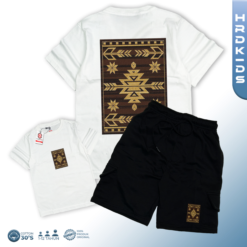 Katun Hrd KIDS 30s Cotton Boys and Girls Batik Suit อายุ 1-12 ปี ...