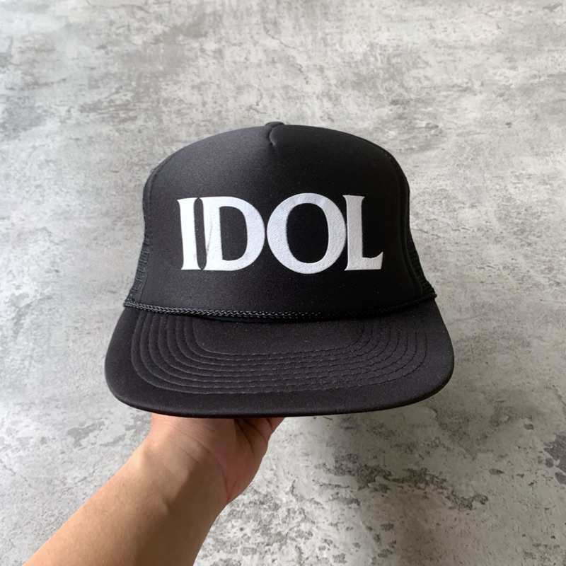 Bish Initial IDOL Logo Trucker Cap สีดํา | Shopee Thailand