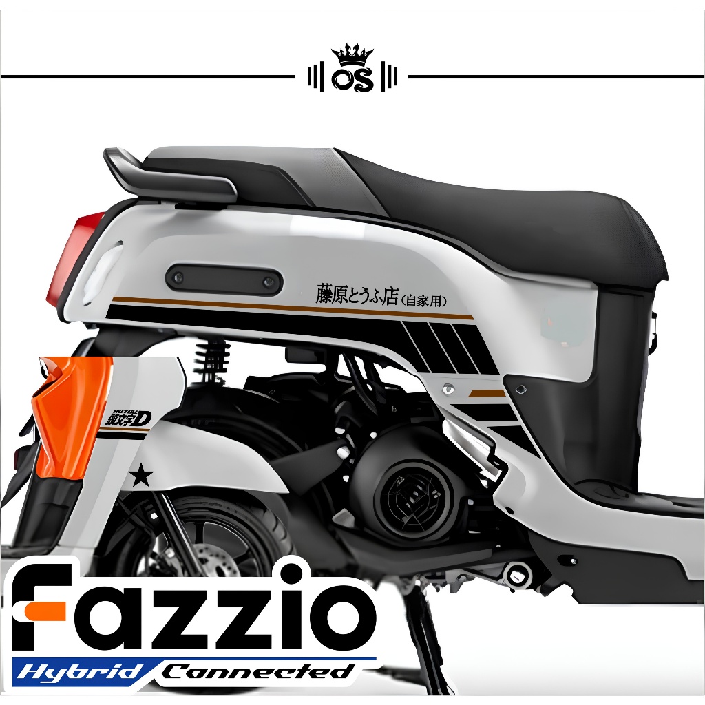 Fazzio CUTTING STICKER / MTF 51 / FAZIO STRIPING / YAMAHA FAZZIO ...