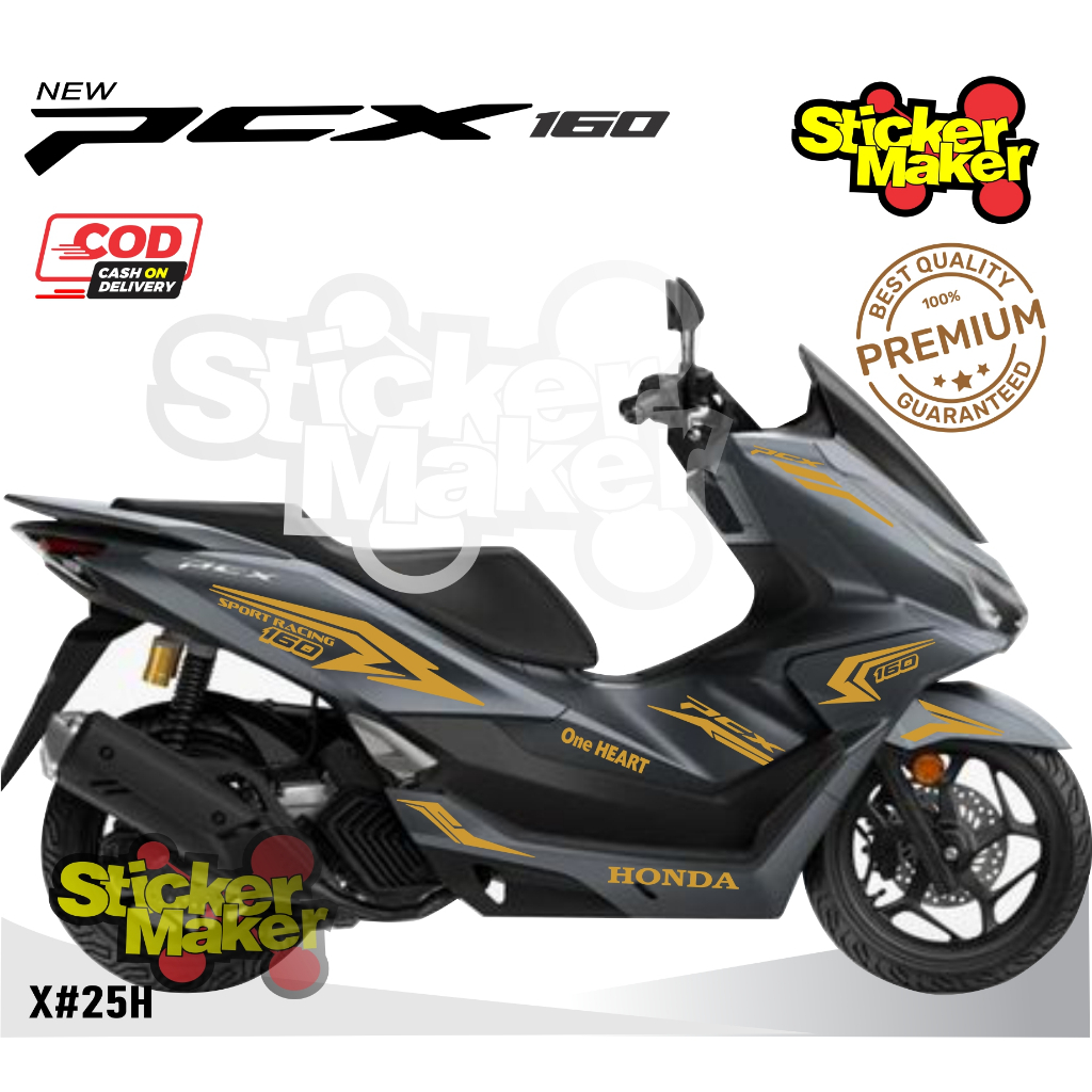 Cutting STICKER - pcx 160 ใหม่ 2025 STICKER (pcx 2025 CUTTING STICKER ...