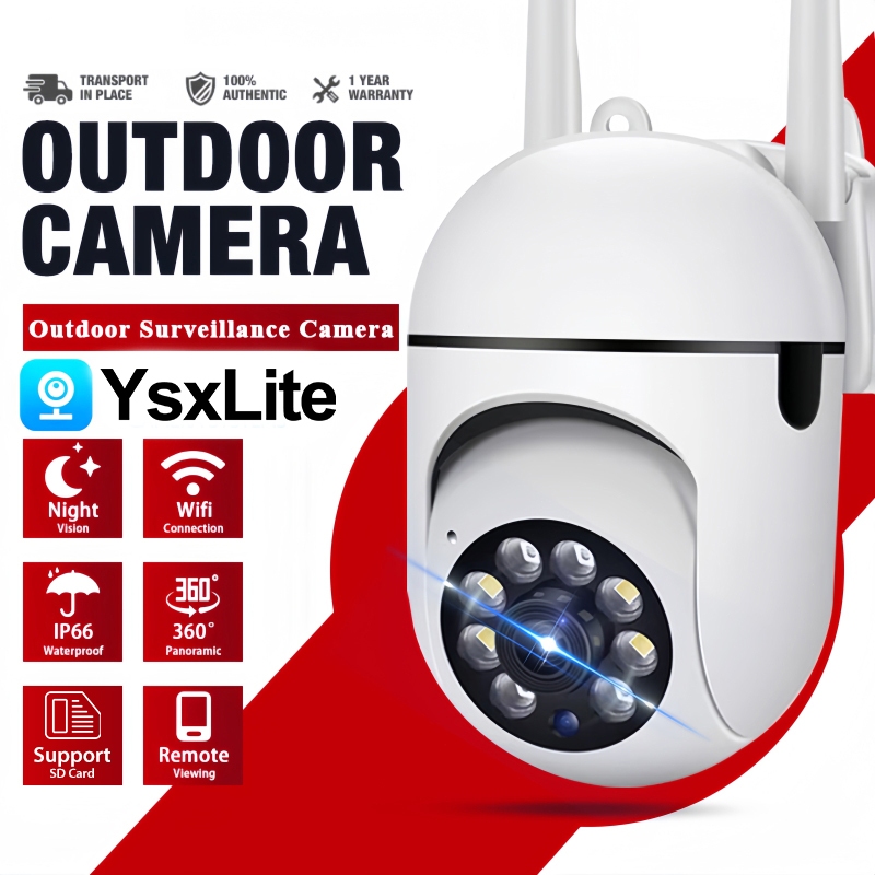 Ysxlite A7/CCTV V380 Pro หลอดไฟกล้อง 1080P HD กล้องวงจรปิดไร้สาย Wifi ...