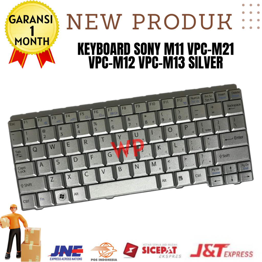 คีย์บอร์ด Sony M11 VPC-M21 VPC-M12 VPC-M13 SILVER | Shopee Thailand