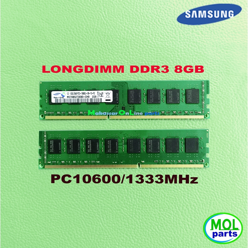 Ram PC คอมพิวเตอร์ Samsung DDR3 8GB PC10600 1333MHz 1.5v LONGDIMM | Shopee Thailand