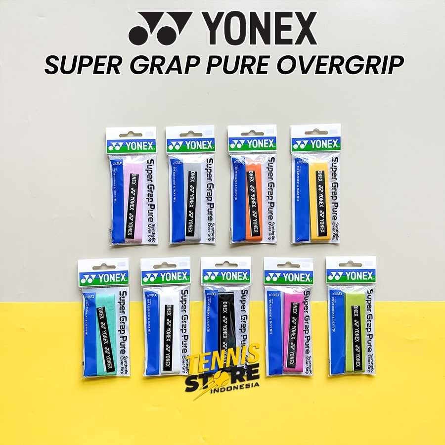 ด้ามจับเทนนิส Yonex Super Grap Pure AC108EX เทนนิส / แบดมินตัน AC 108 ...