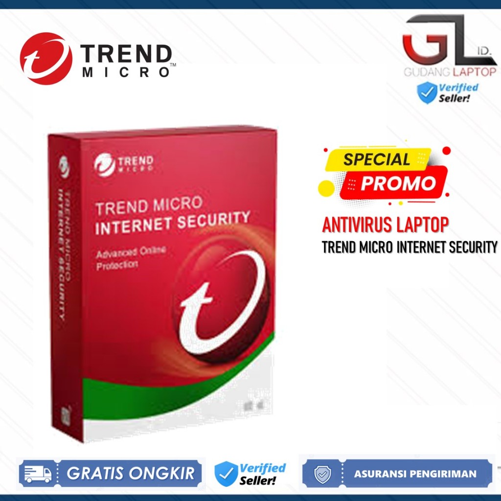 Trend Micro Internet Security 1 อุปกรณ์สําหรับแล็ปท็อป HP พร้อมใบอนุญาต ...