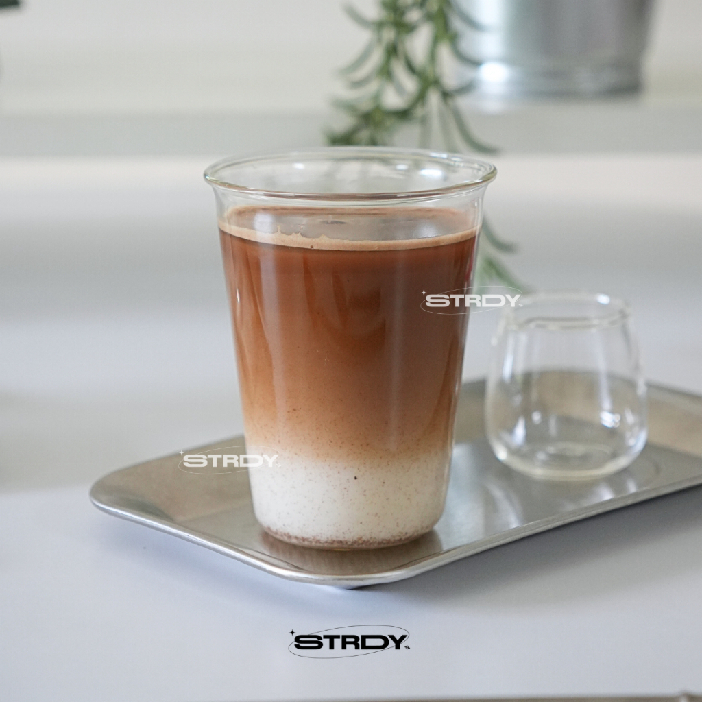 [STRDY.] แก้วพื้นฐาน - แก้วกาแฟลาเต้ความงามเกาหลีทรงสูง | Shopee Thailand