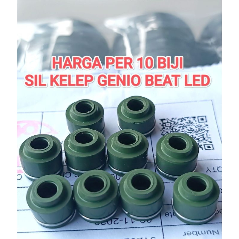 ราคาต่อ 10 SEEDS SEAL SIL KELEP VALVE GENIO BEAT LED DELUXE SONIC ...
