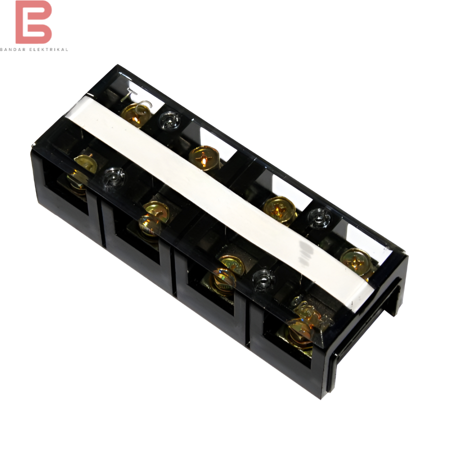 Terminal Block 4 Pole 60 Ampere Terminal Block 60A x 4 Pole TC-604 / TC604 TAB | Shopee Thailand