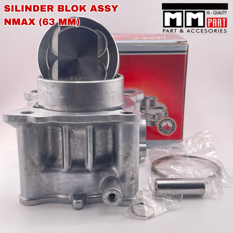 CYLINDER BLOCK ASSY NMAX 63MM - BLOCK SEHER 63 MM BORING UP NMAX AEROX ...