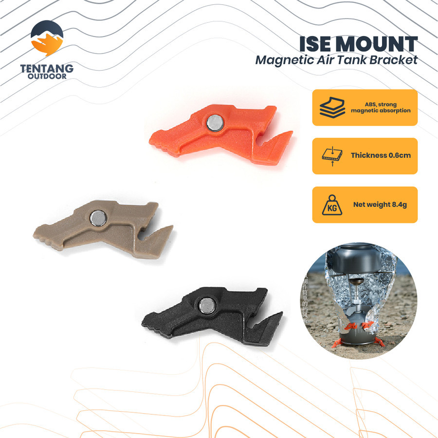 คลิปแม่เหล็กมัลติฟังก์ชั่น ISE MOUNT ที่วางถังดูดแม่เหล็กสามเหลี่ยม ...