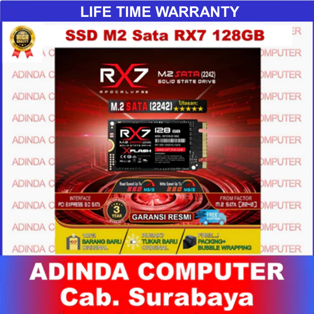 SSD M2 Sata RX7 128GB & 256GB | Shopee Thailand