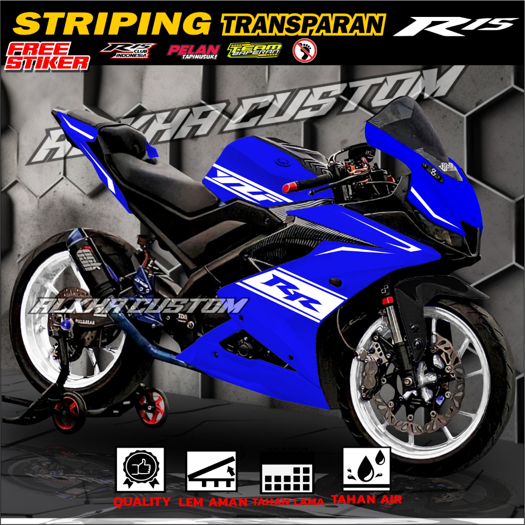 สติ๊กเกอร์ STRIPING R15 V3 แบบใส R15 V3 | Shopee Thailand