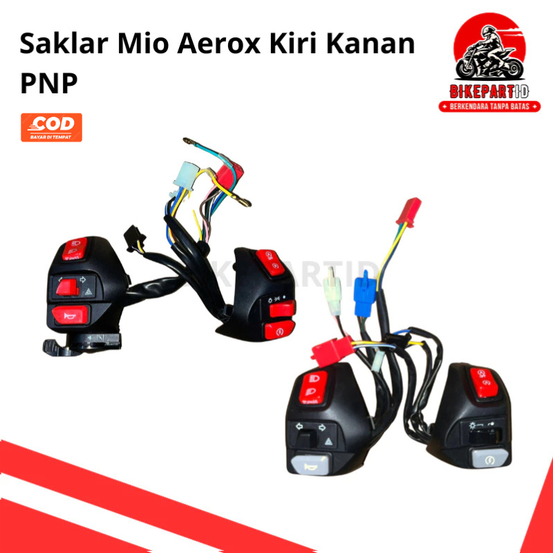 ชุดสวิตช์ Mio Aerox ซ้ายขวา Vietnam Complete Engine Plus Hazard Aerox ...