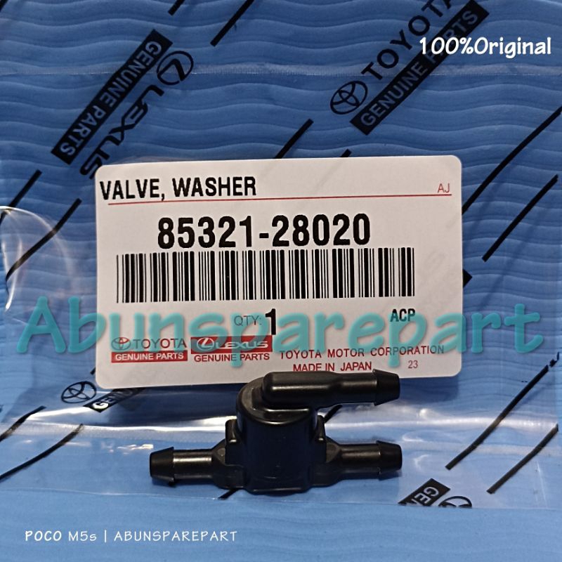 ท่อวาล์วตรวจสอบเครื่องซักผ้ากระจกหน้ารถ Toyota Yaris Vios Sienta Altis ...