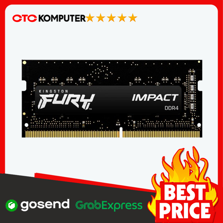 Ram Kingston Fury Impact SODIMM DDR4 8GB (1x8GB) 3200MHz CL20 | Shopee Thailand